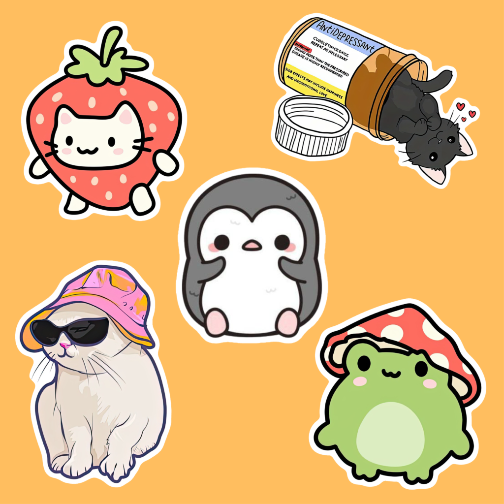 Buy Cute Animal Sticker Pack Online in Pakistan | Tinopia