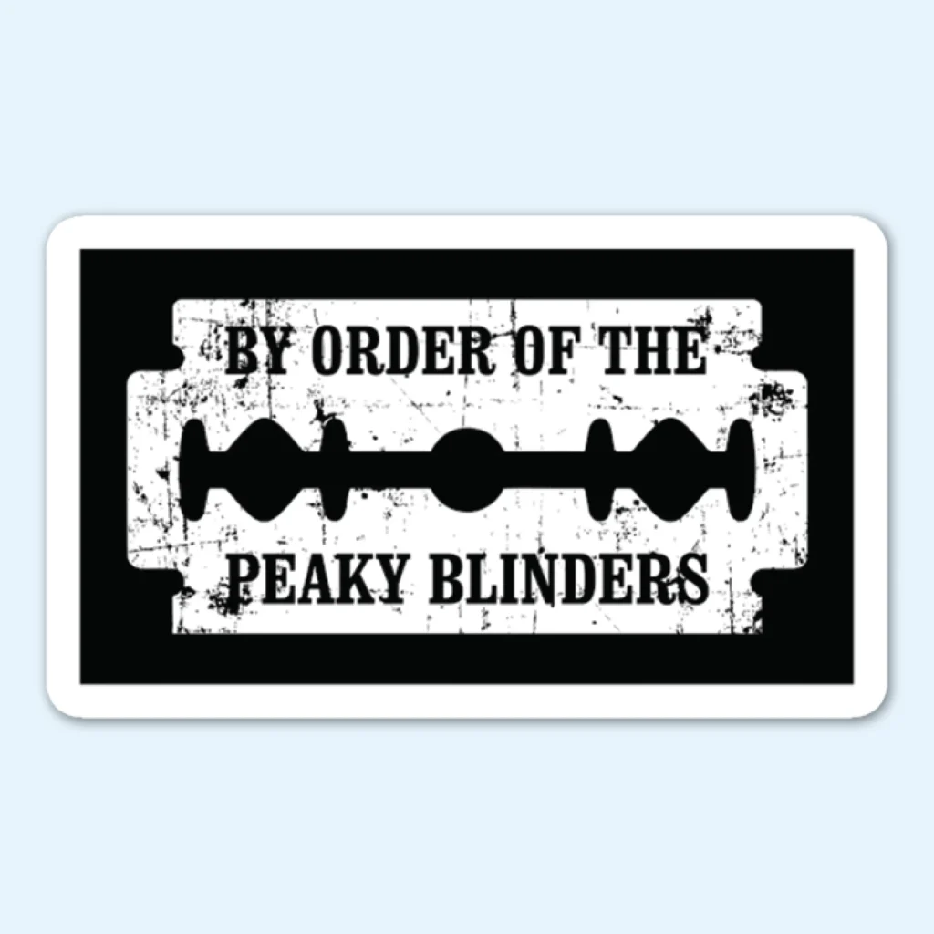 Steel Razor Sticker | Peaky Blinders