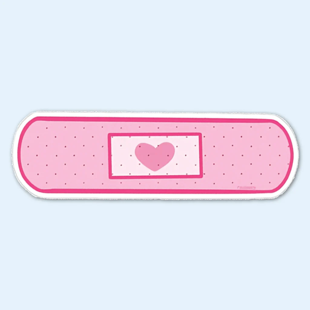 Pink Bandage Sticker | Pink Aesthetic Stickers