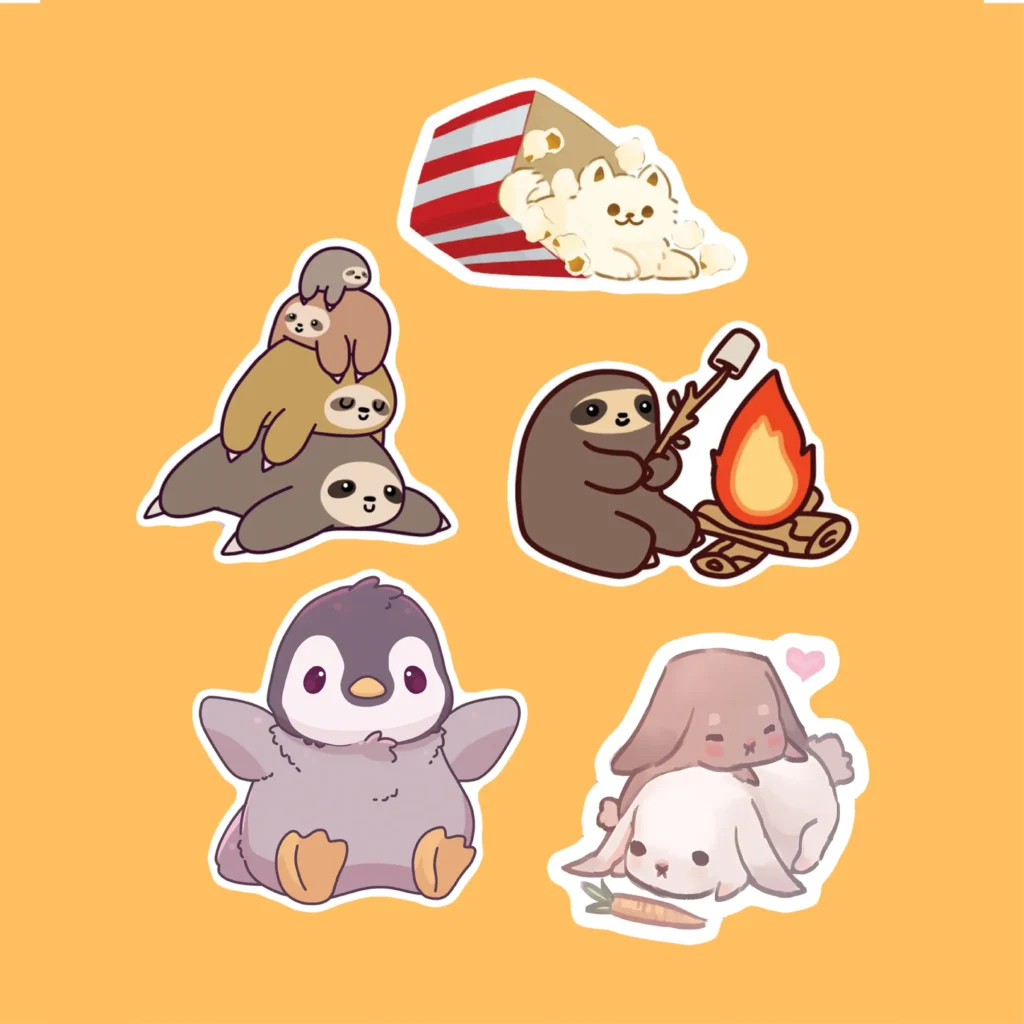 Cute Animals Sticker Pack