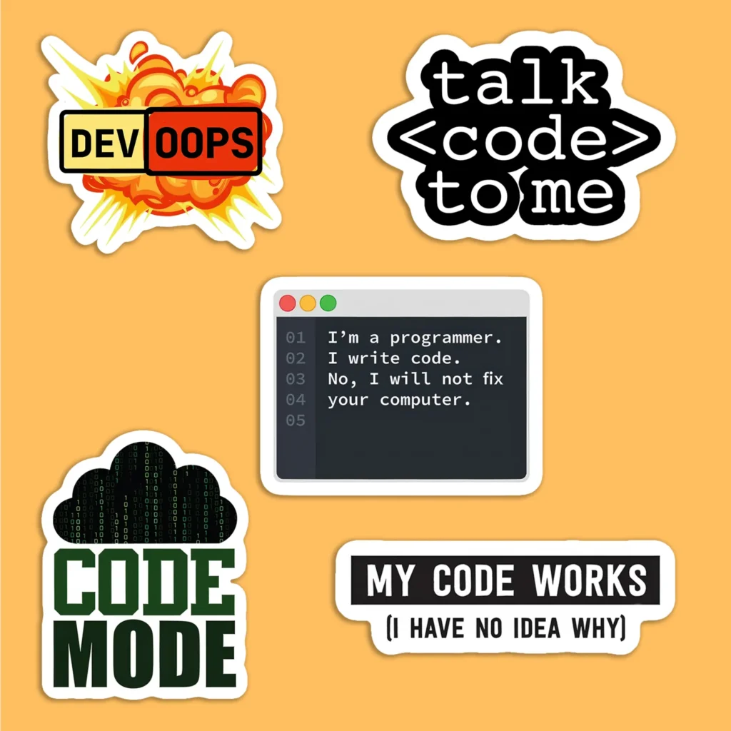 Best Coder Life Sticker Pack in Pakistan | Tinopia