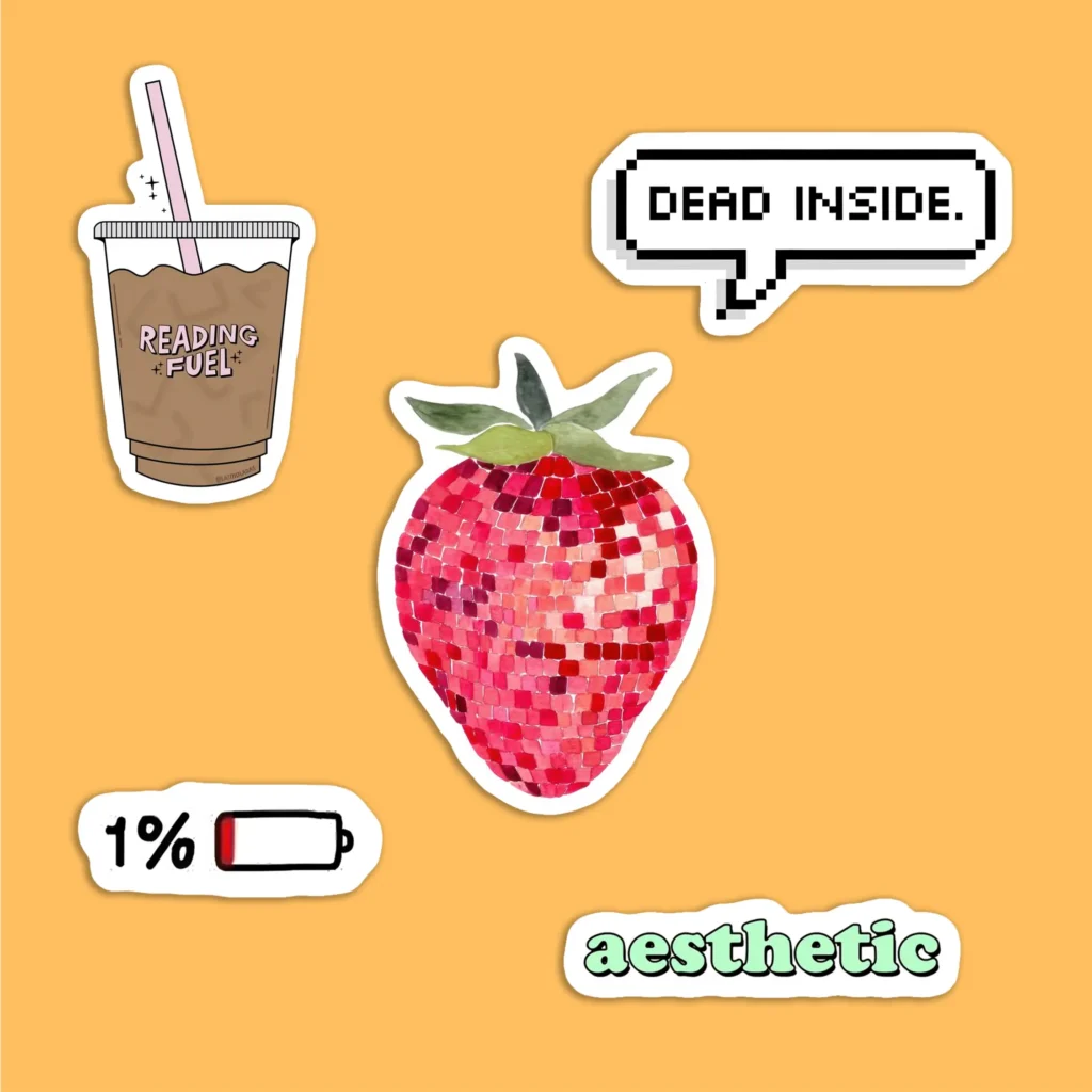Best GenZ Aesthetic Sticker Pack in Pakistan | Tinopia